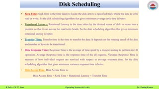 Disk Scheduling | PPT