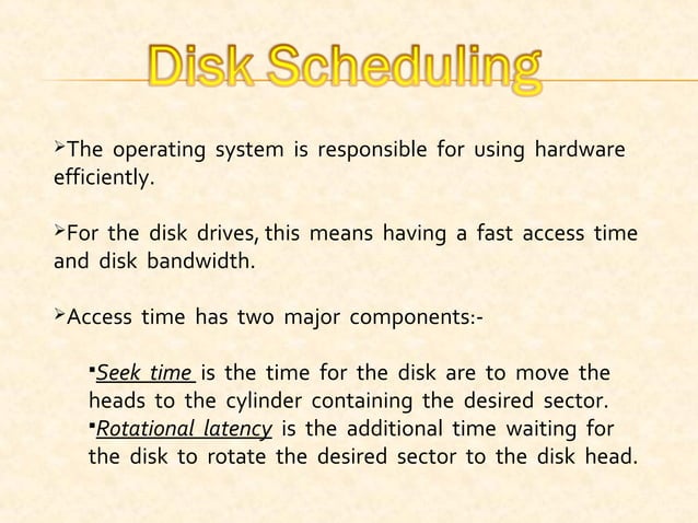 Disk scheduling algo os | PPT