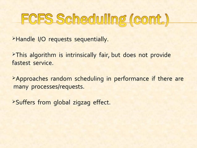 Disk scheduling algo os | PPT