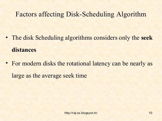 Disk Scheduling Algorithm52