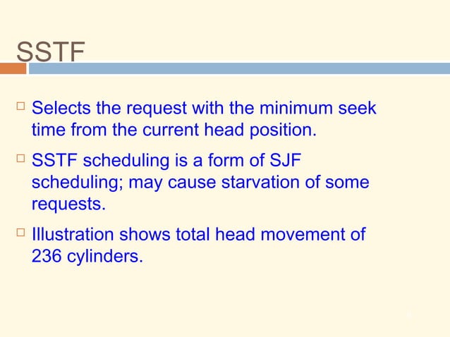 Disk Scheduling Algorithms Ppt Operating Systems Computer
