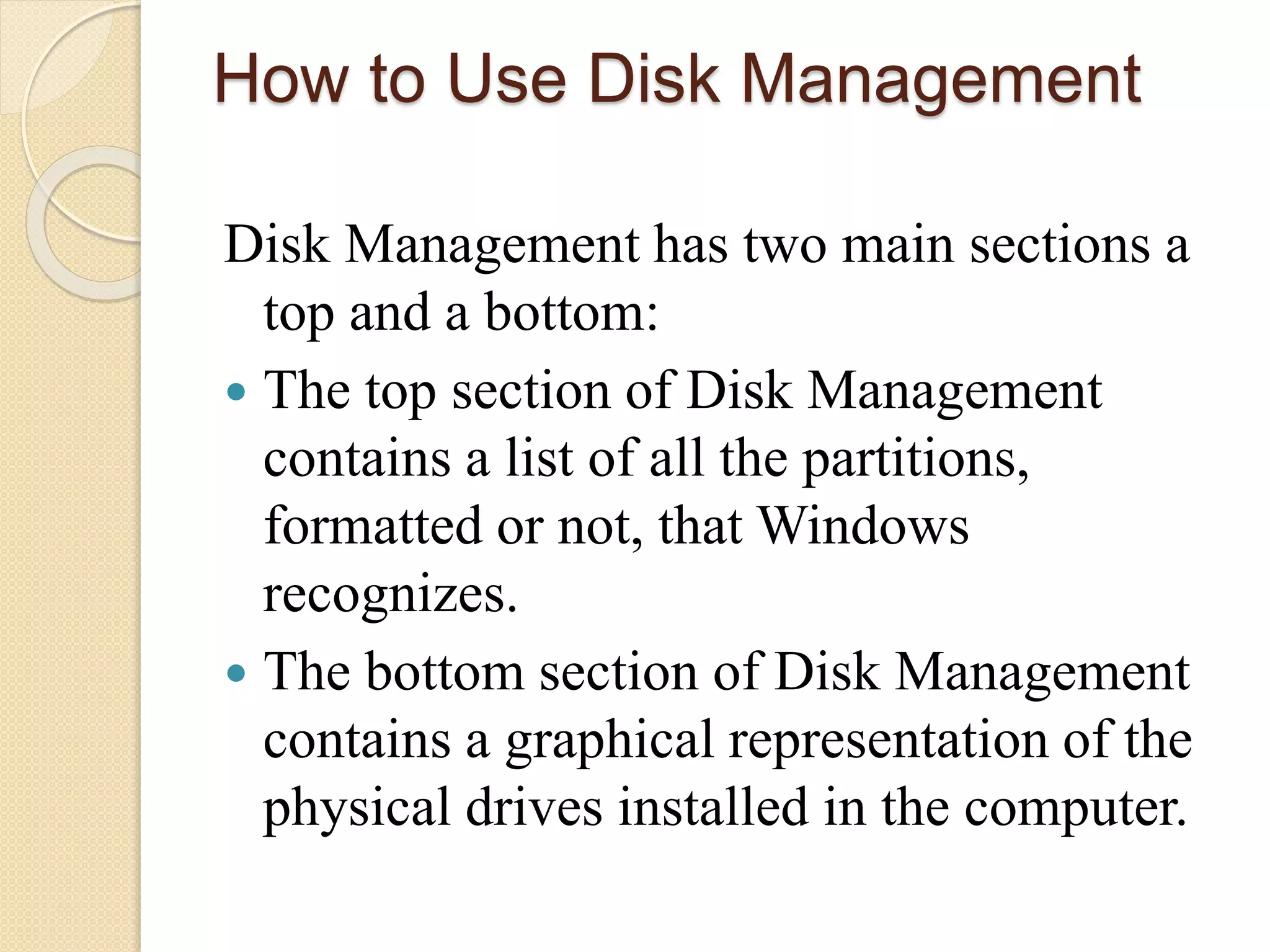 Disk scheduling & Disk management | PPTX