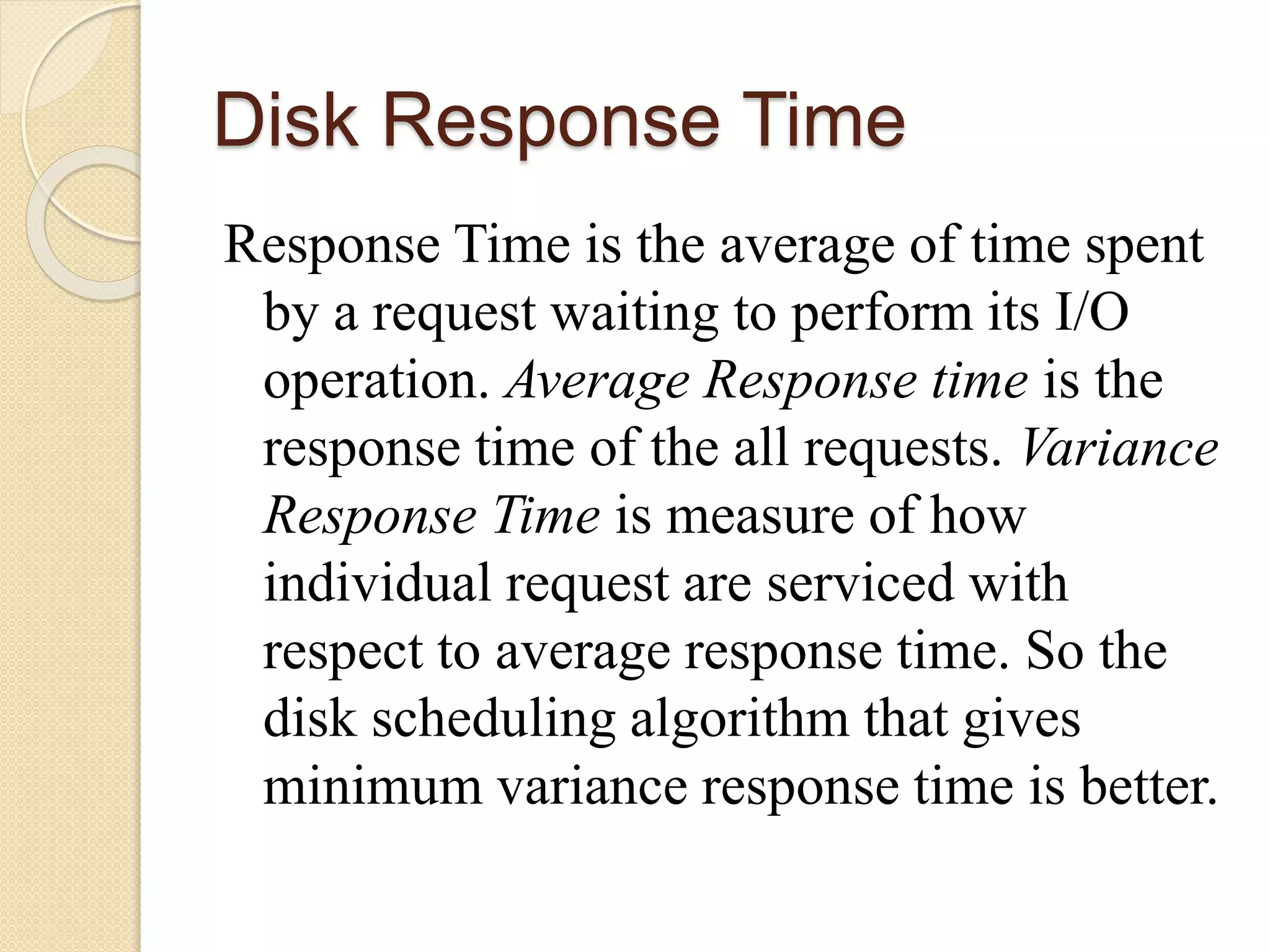 Disk scheduling & Disk management | PPTX