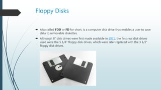 Disk storage devices | PPT