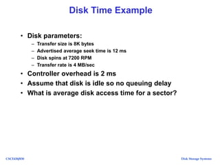Disk storage systems bits wilp presentation | PPT
