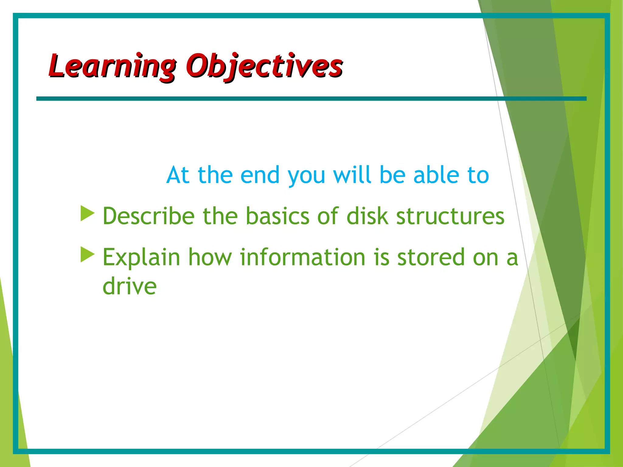 Disk structure | PPT