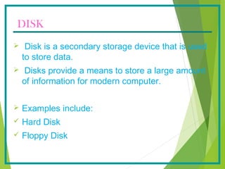 Disk structure | PPT