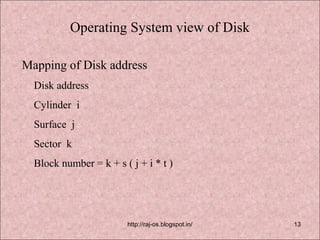 Disk structure.45