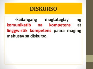 Diskurso | PPTX