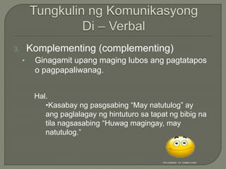 Diskurso at komunikasyon | PPTX