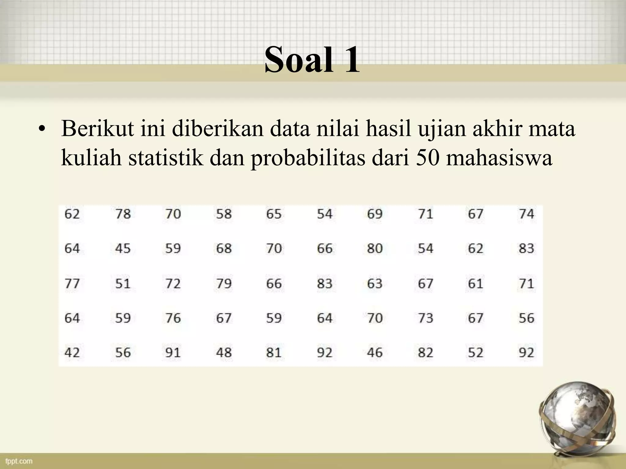 Diskusi 2 statistik probabilitas | PPTX