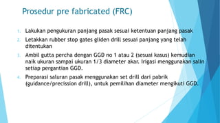 diskusi pasak dan mahkota jaket psa gigi | PPTX