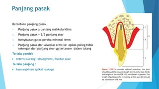 diskusi pasak dan mahkota jaket psa gigi | PPTX