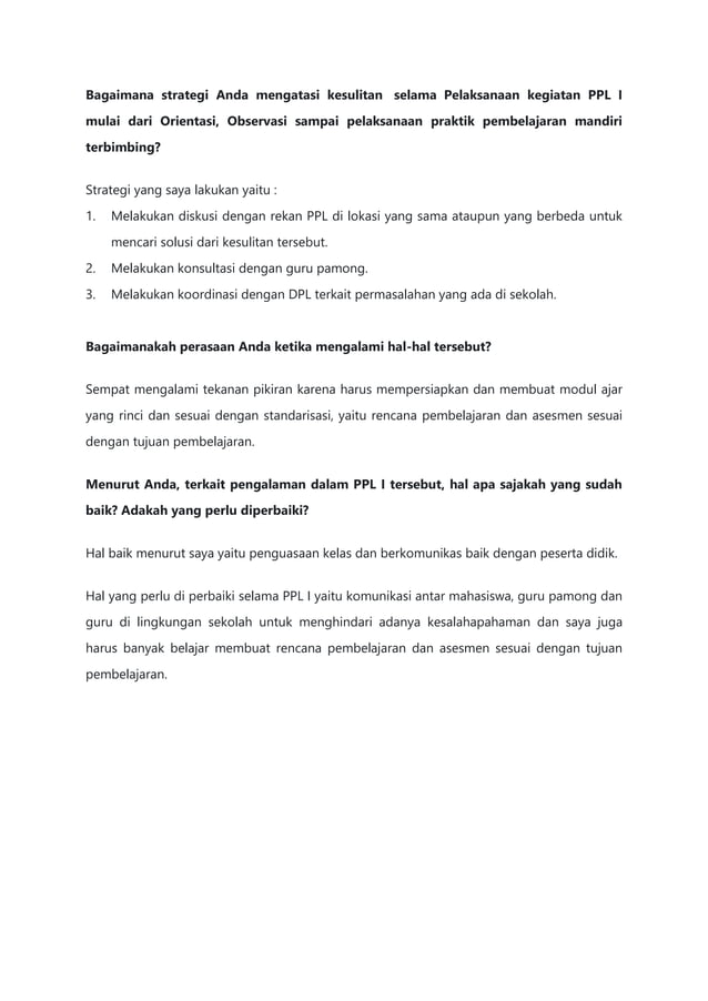 Diskusi Refleksi Akhir PPL I.docx