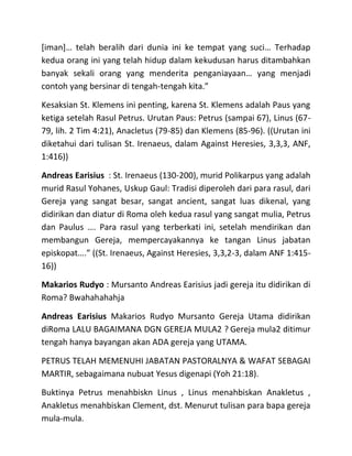 DISKUSI KRISTEN MENGENAI KITAB SUCI | PDF