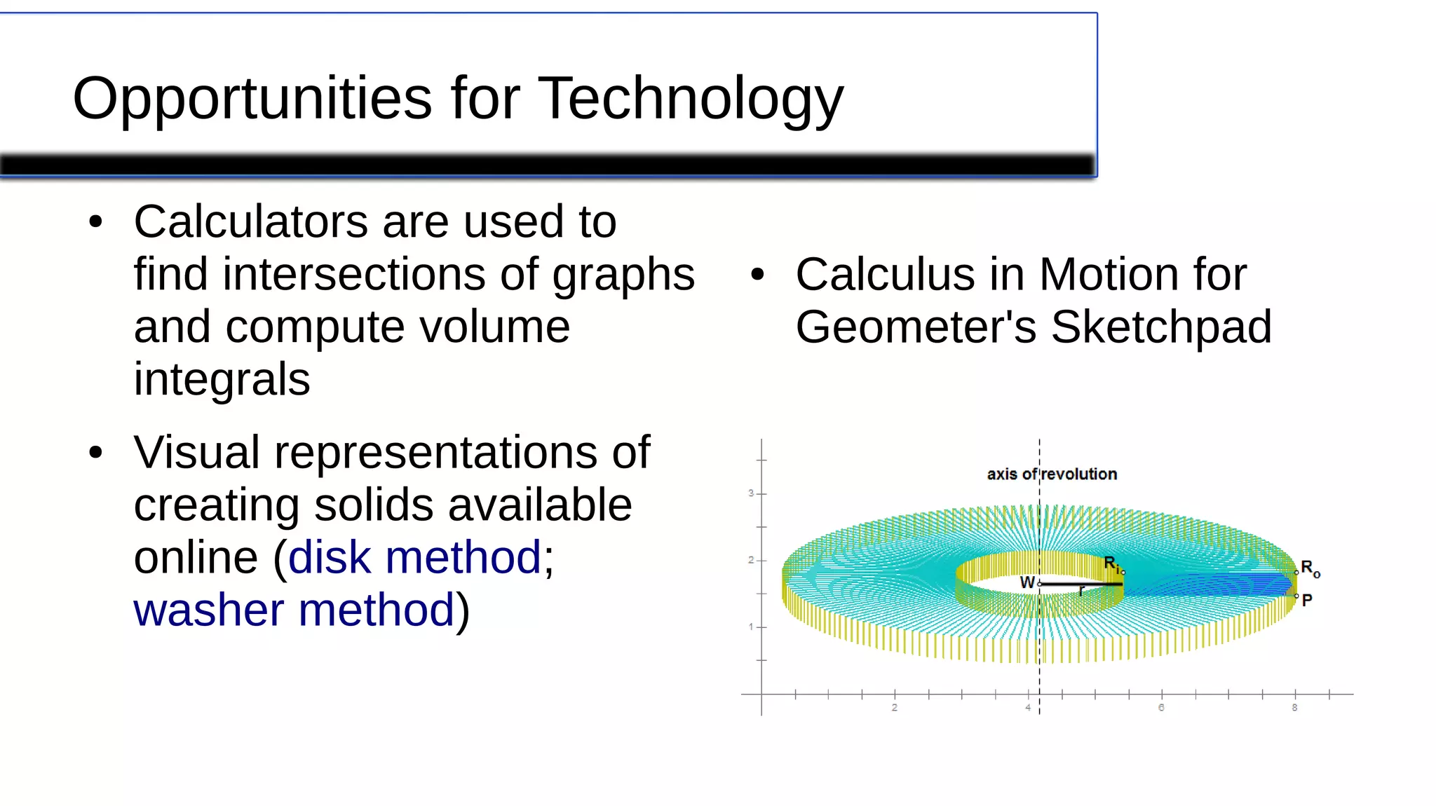 Volume: Using Disks and Washers | ODP