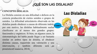 Dislalia | PPTX