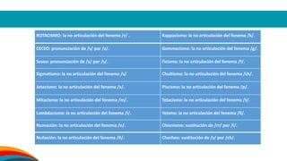 DISLALIA II.pdf terapia de lenguaje para niños | PDF