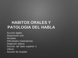 Dislalia, Fonoaudiología, Ortodoncia, Psicología | PPTX