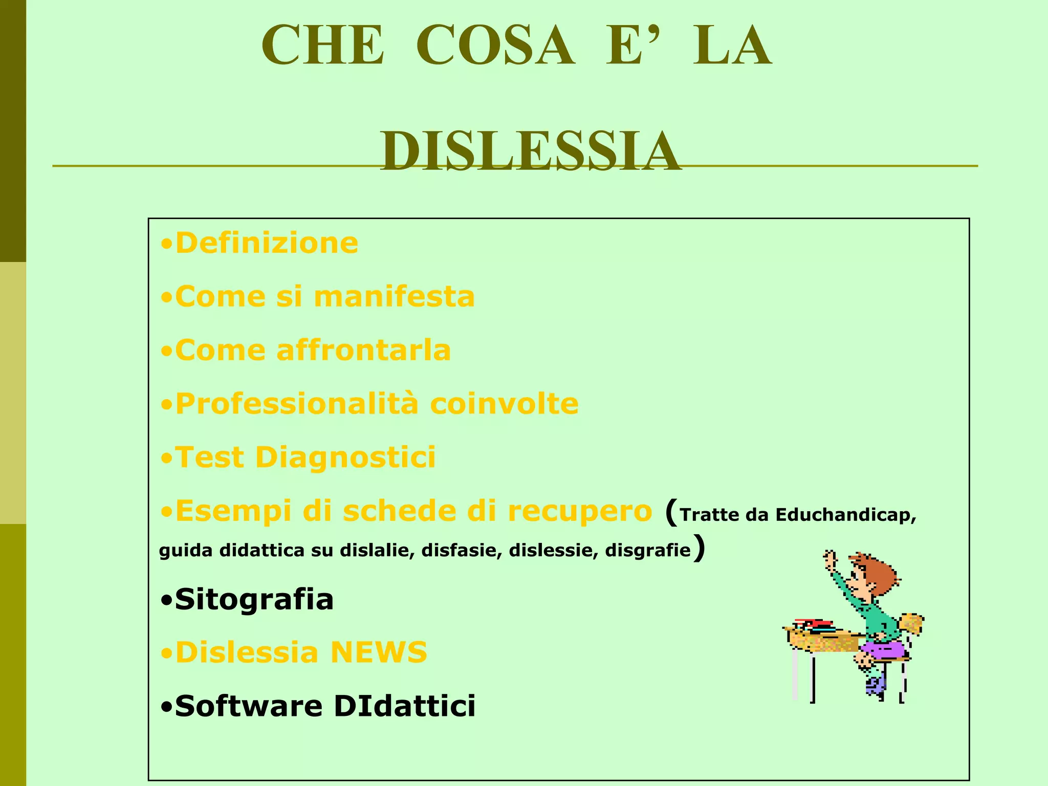 Dislessia | PPT