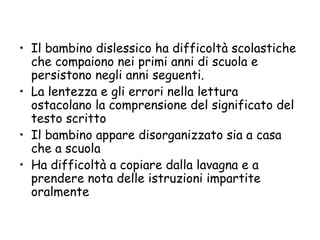 Dislessia | PPT