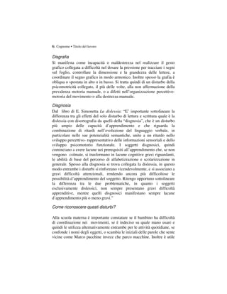 Dislessia, disortografia, discalculia, dai prerequisiti all’evoluzione ...