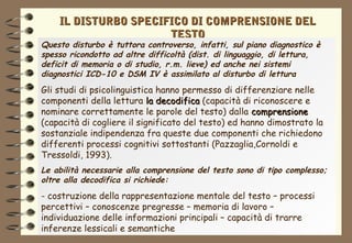 Dislessia e dsa: quadri clinici e modelli teorici | PPS