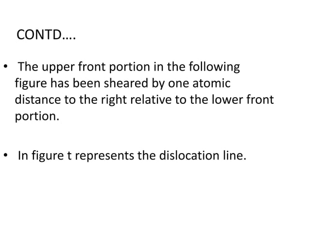 Dislocation | PPTX | Chemistry | Science