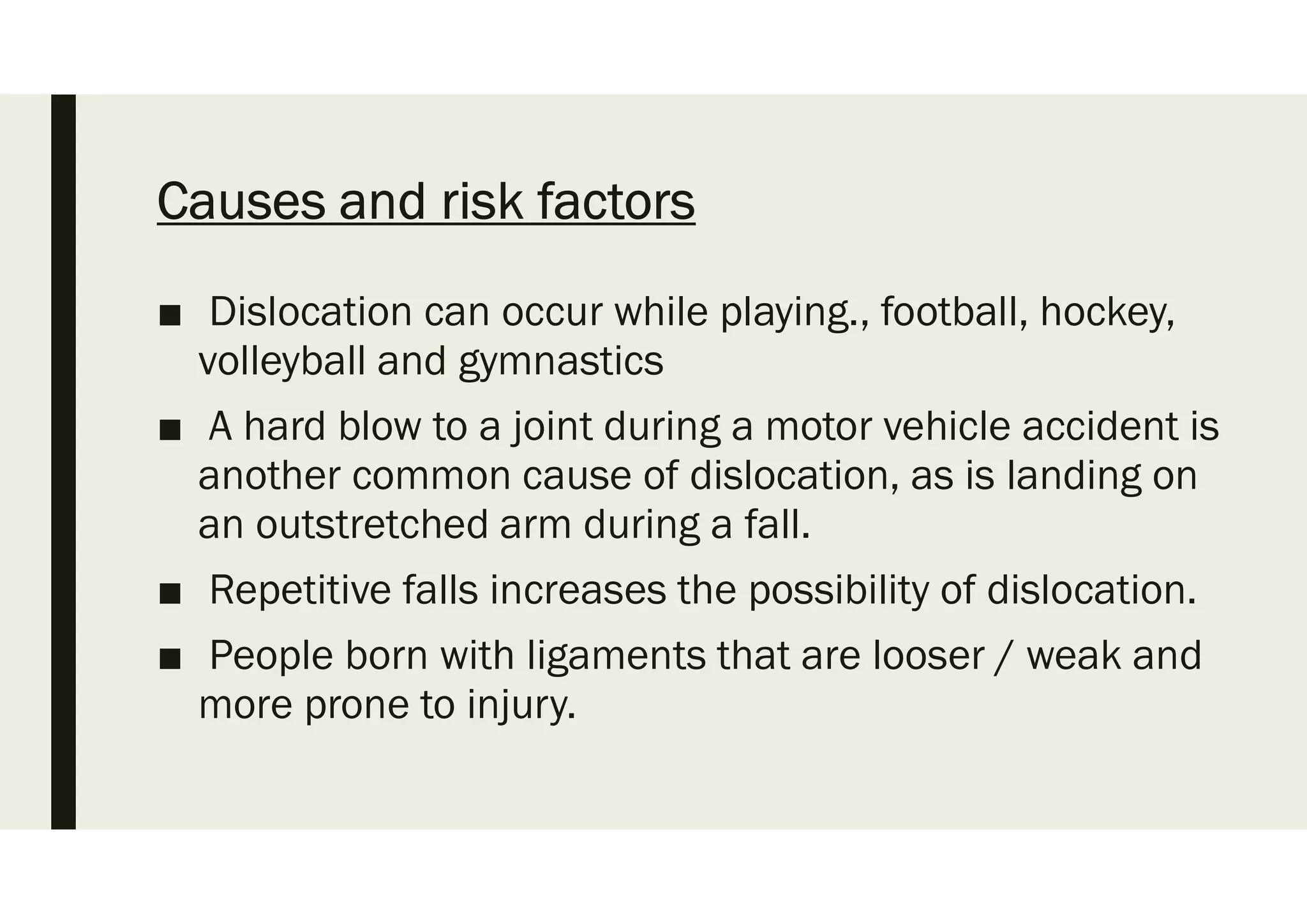 Dislocation For G.N.M 2nd & B.Sc.2nd & 3rd Year Nursing Student. | PDF