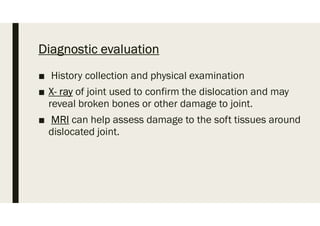 Dislocation For G.N.M 2nd & B.Sc.2nd & 3rd Year Nursing Student. | PDF