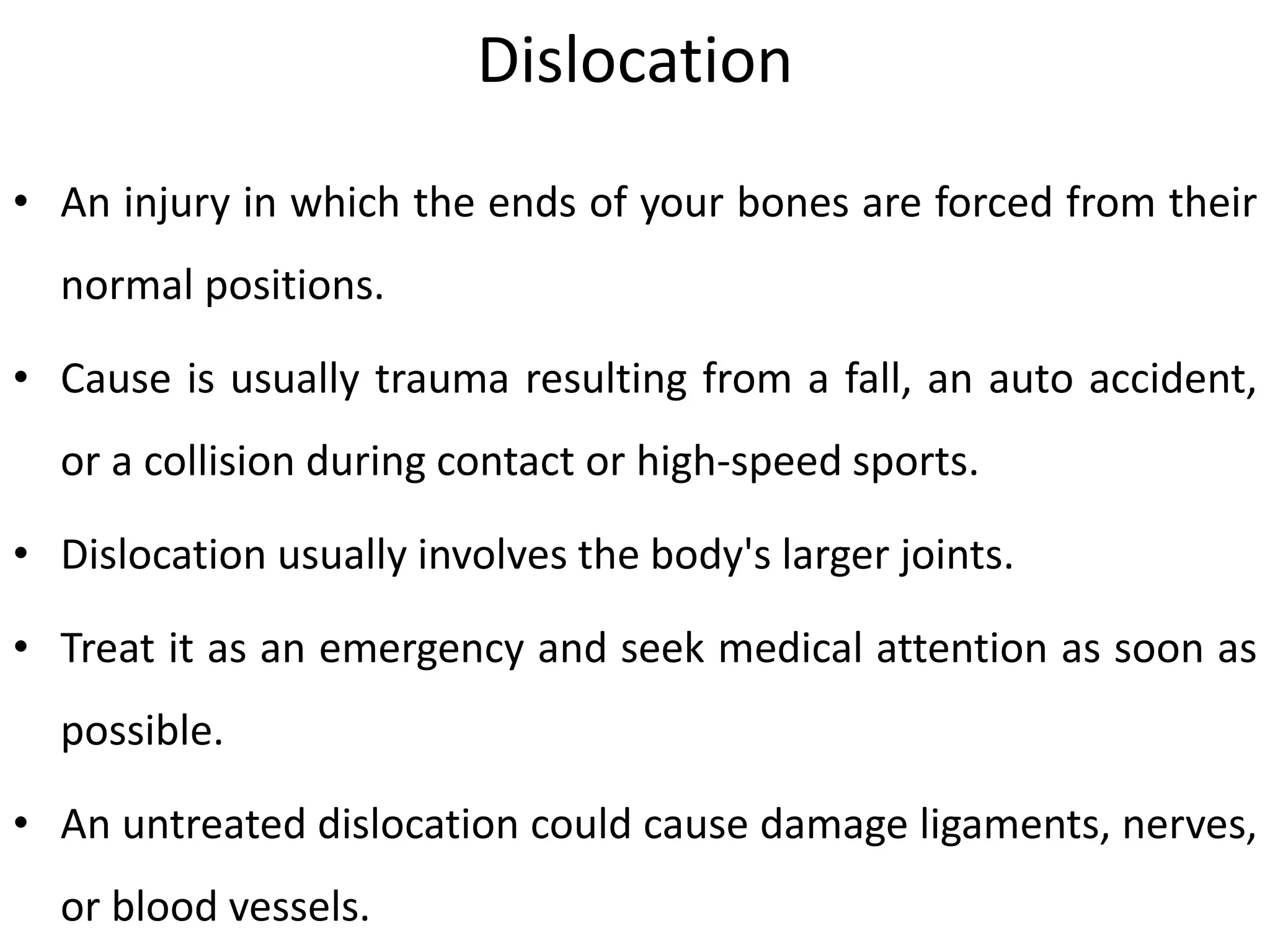 Dislocation.pptx | Death, Injury, or Military Conflict | Sensitive Topics