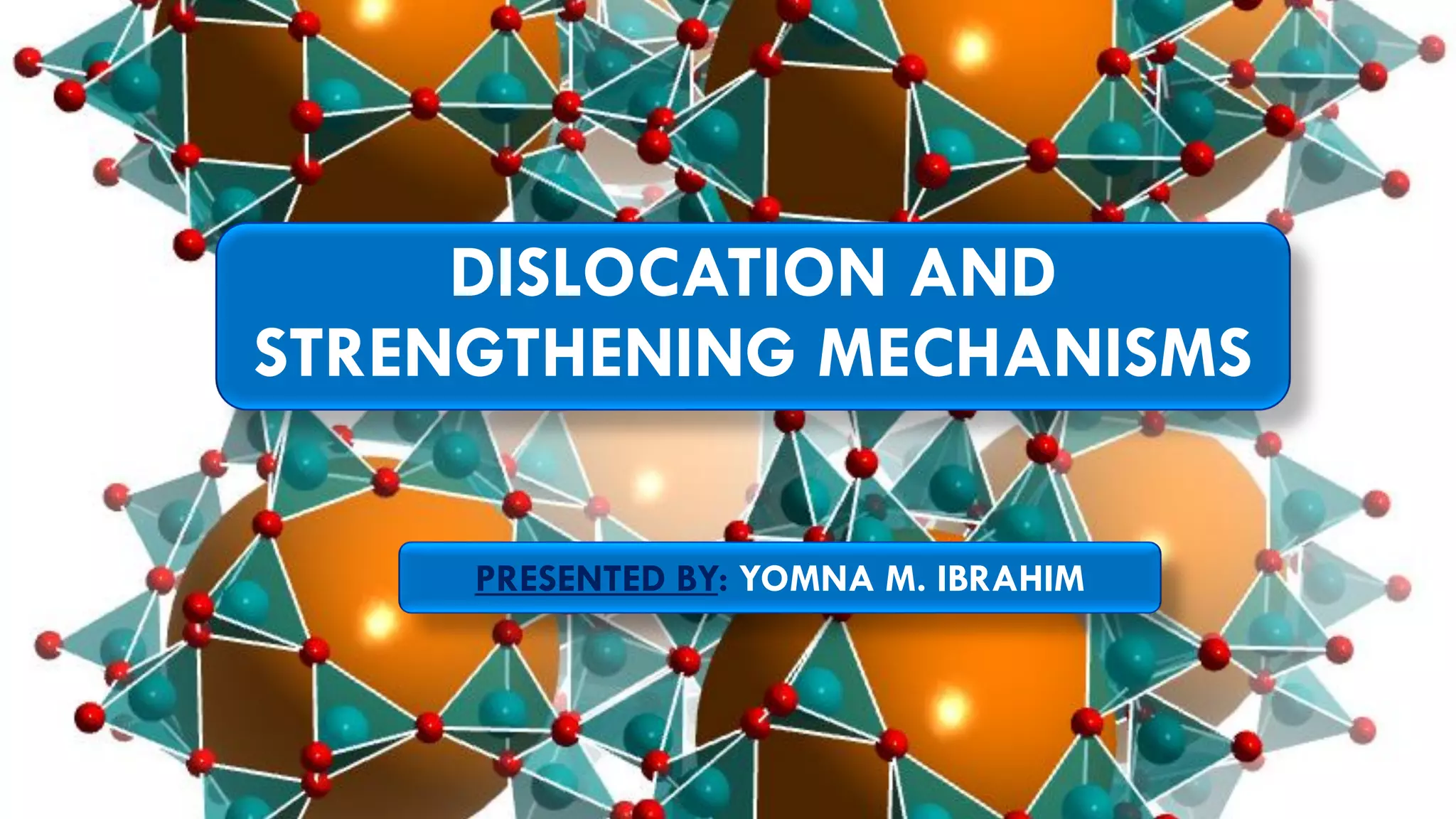 Dislocation and strengthening mechanisms | PDF | Chemistry | Science