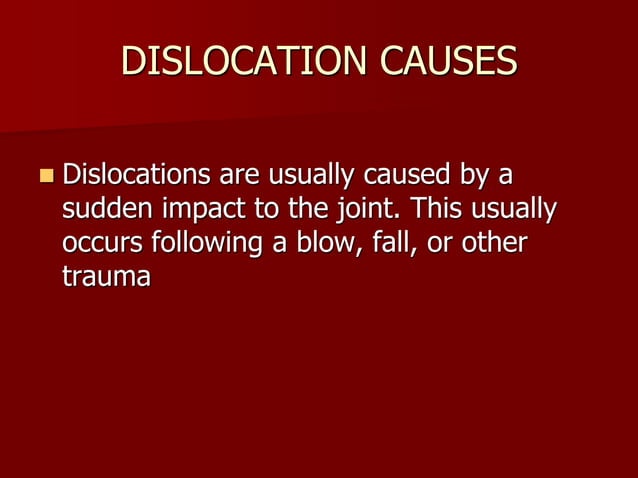 dislocation and subluxation 3.ppt