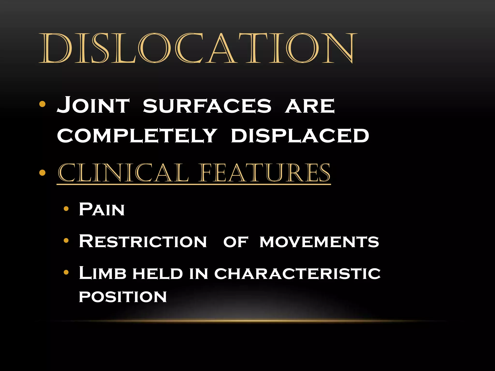 Dislocation of hip joint | PPTX
