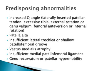Dislocation of patella | PPTX