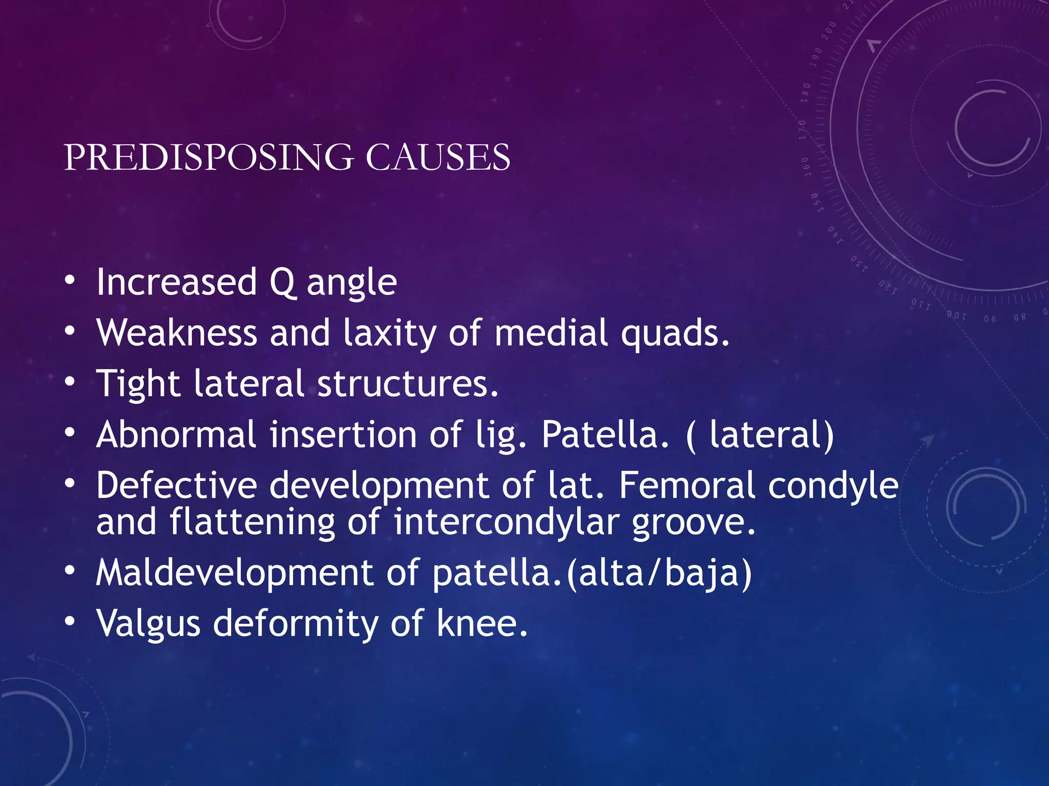 Recurrent Dislocation of patella -PAWAN | PPT