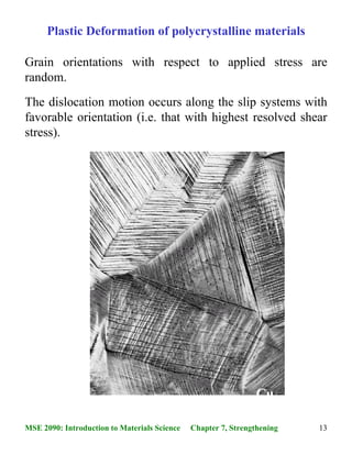 Dislocations and strengthening mechanisms | PDF