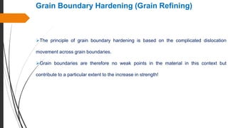 Dislocations and Strengthening Mechanisms.pptx | Chemistry | Science