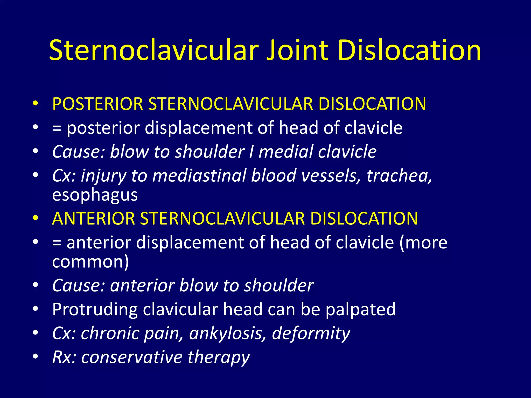 Dislocations of joint. Joint Dislocation | PPTX