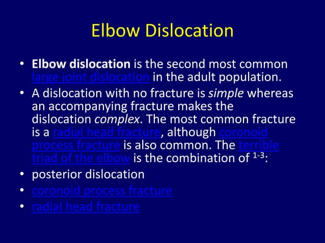 Dislocations of joint. Joint Dislocation | PPTX | Death, Injury, or ...