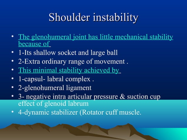 Dislocations of the shoulder | PPT