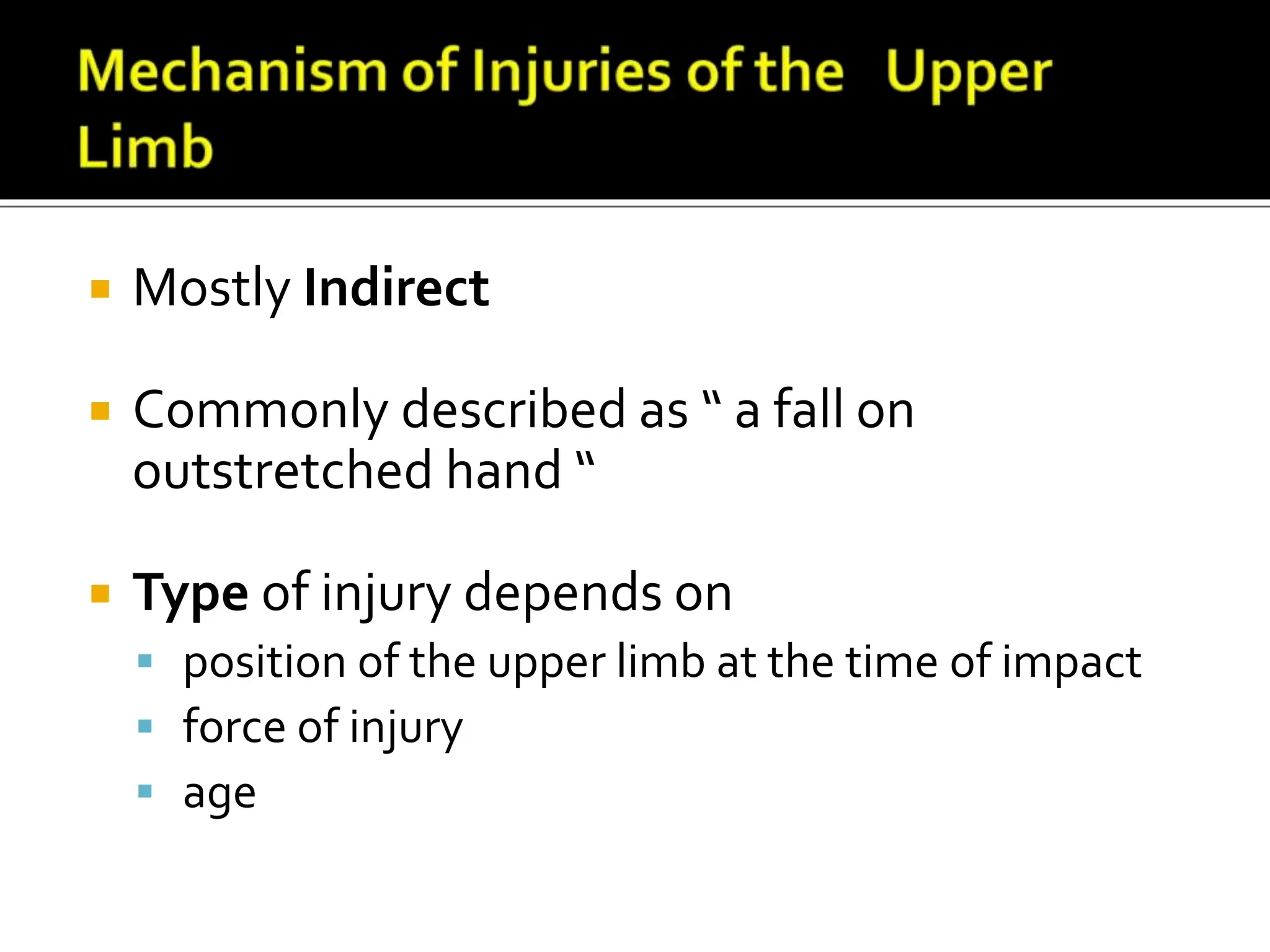 Dislocations of the Upper Extremity .pptx