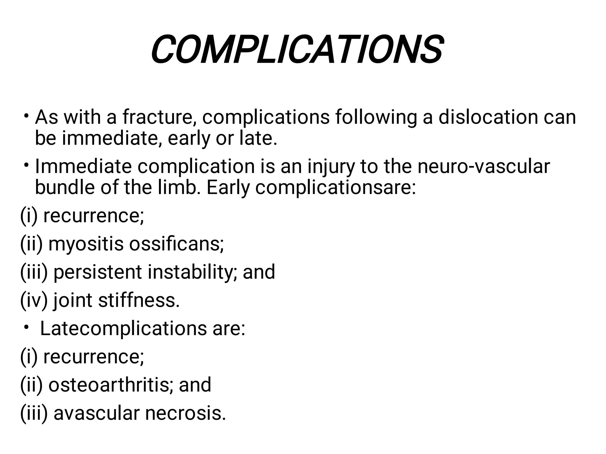 Dislocation & sublaxation | PDF
