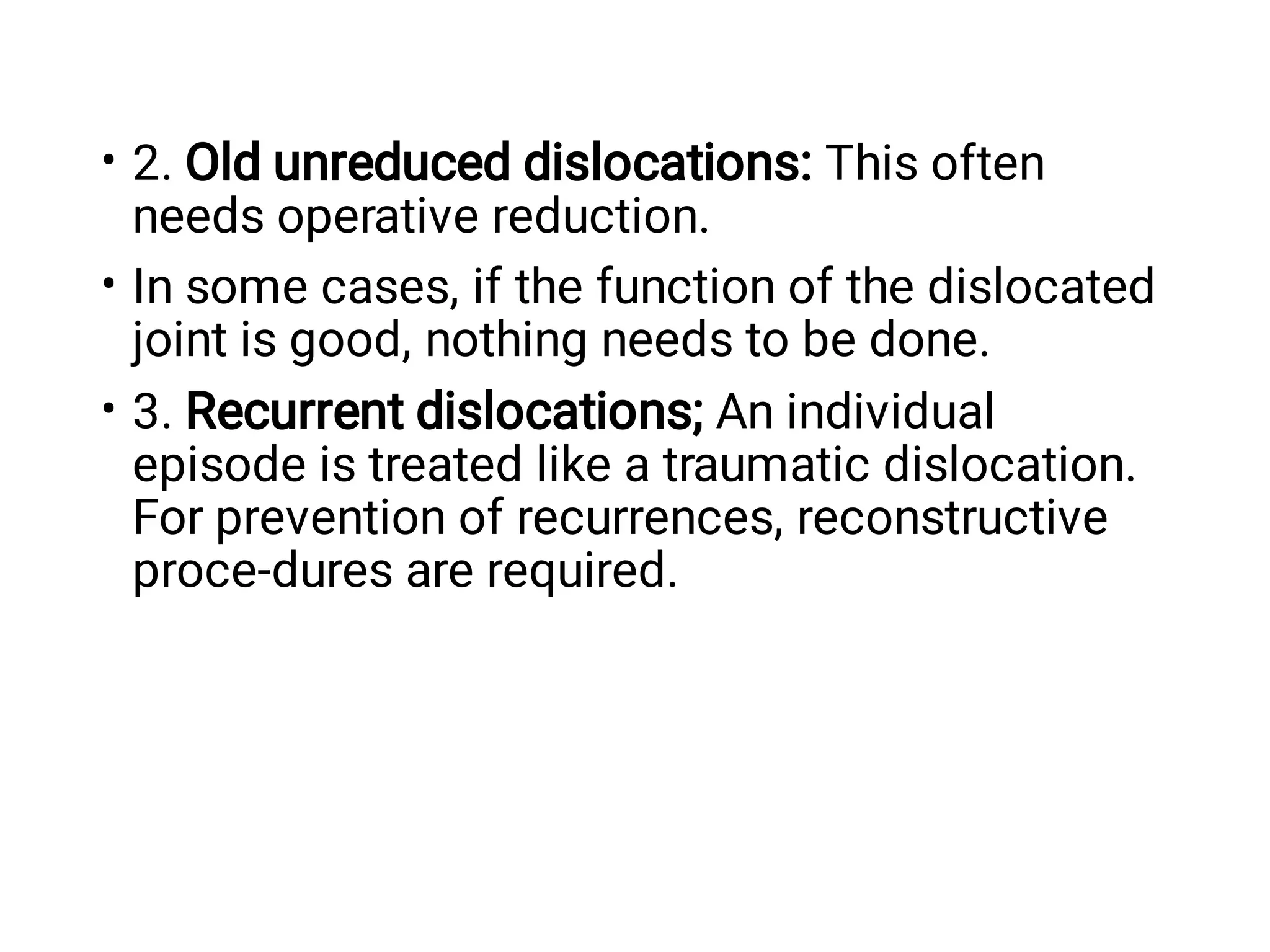 Dislocation & sublaxation | PDF