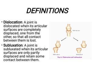 Dislocation & sublaxation | PPT