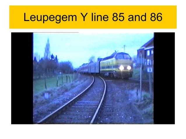 Dismantled belgian railway lines line 85 | PPT
