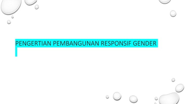 Pengarusutamaan Gender (PUG) Dalam Pembangunan | PPTX