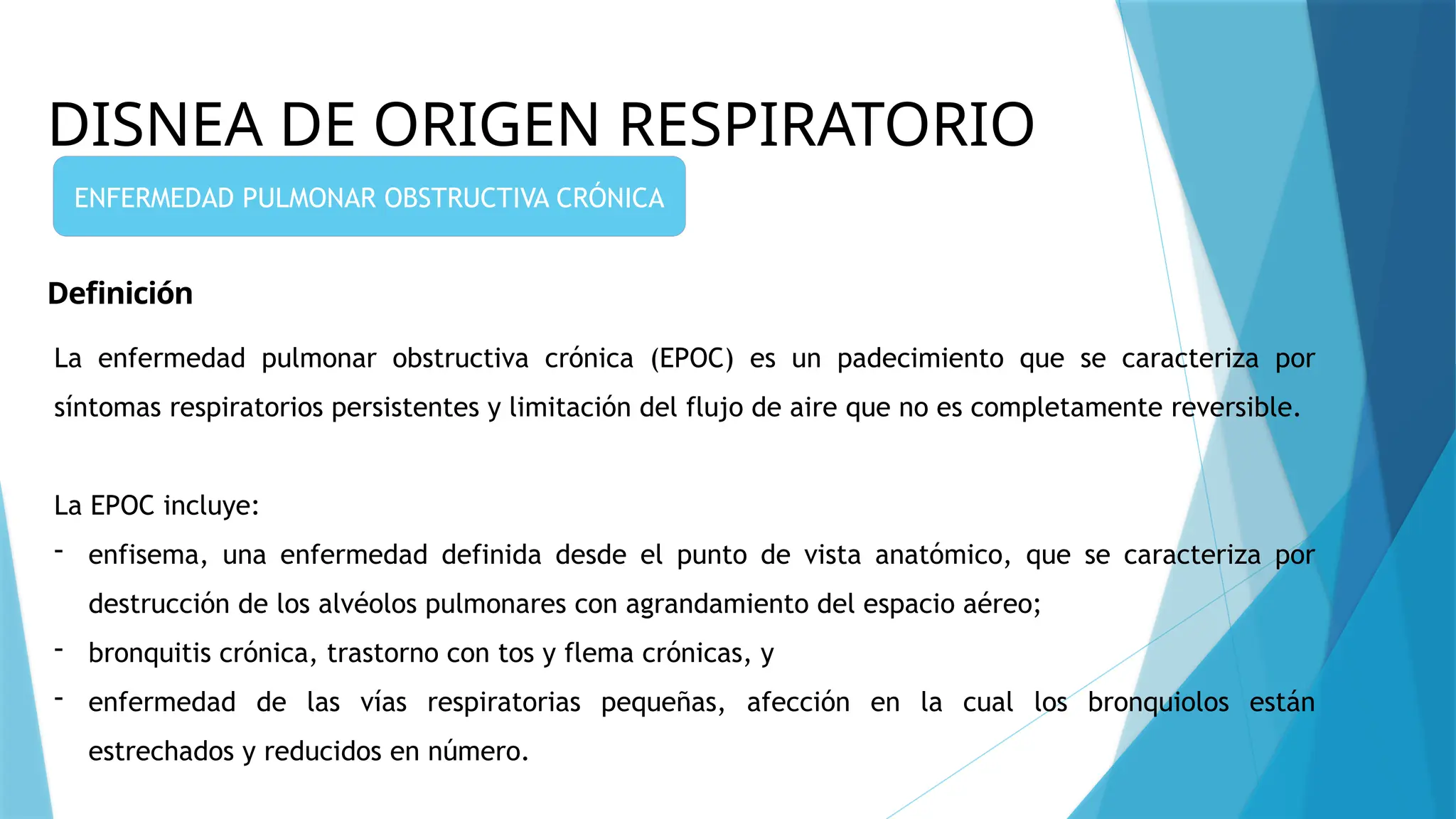DISNEA - CAUSAS, CARACTERÍSTICAS- DESCRIPCIÓN.pptx