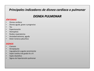 DISNEA definicion y manejo em medicina d | PPTX