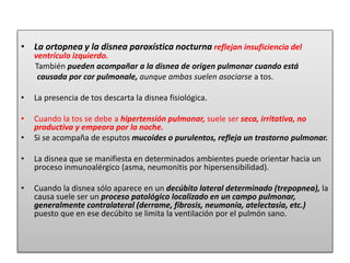 DISNEA definicion y manejo em medicina d | PPTX